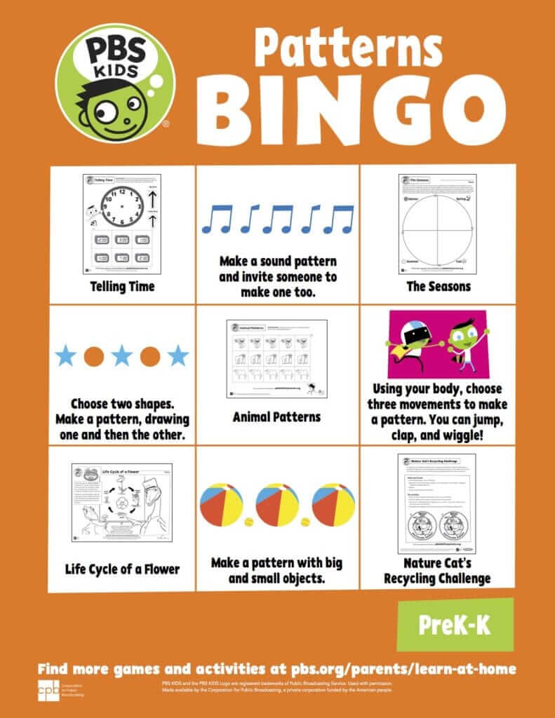 Let’s Learn With Patterns, Patterns, Patterns! – Mountain Lake PBS