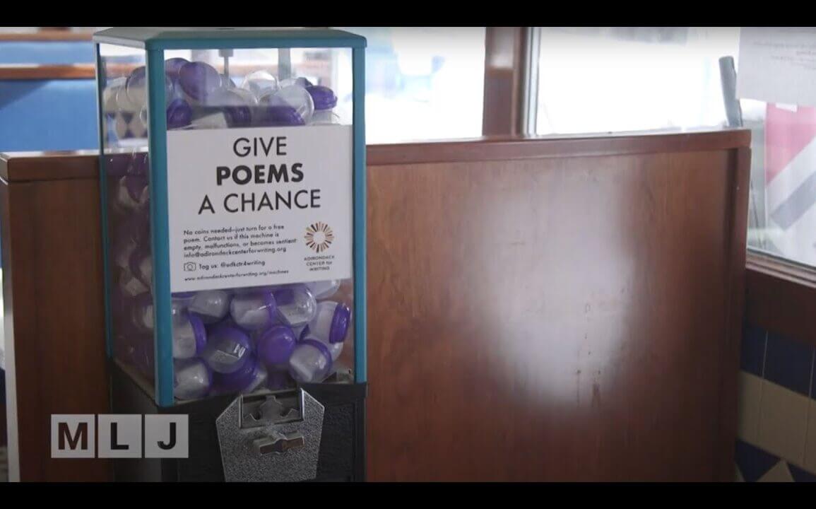 Poetry machine makes it’s way around the Adirondacks – Mountain Lake PBS