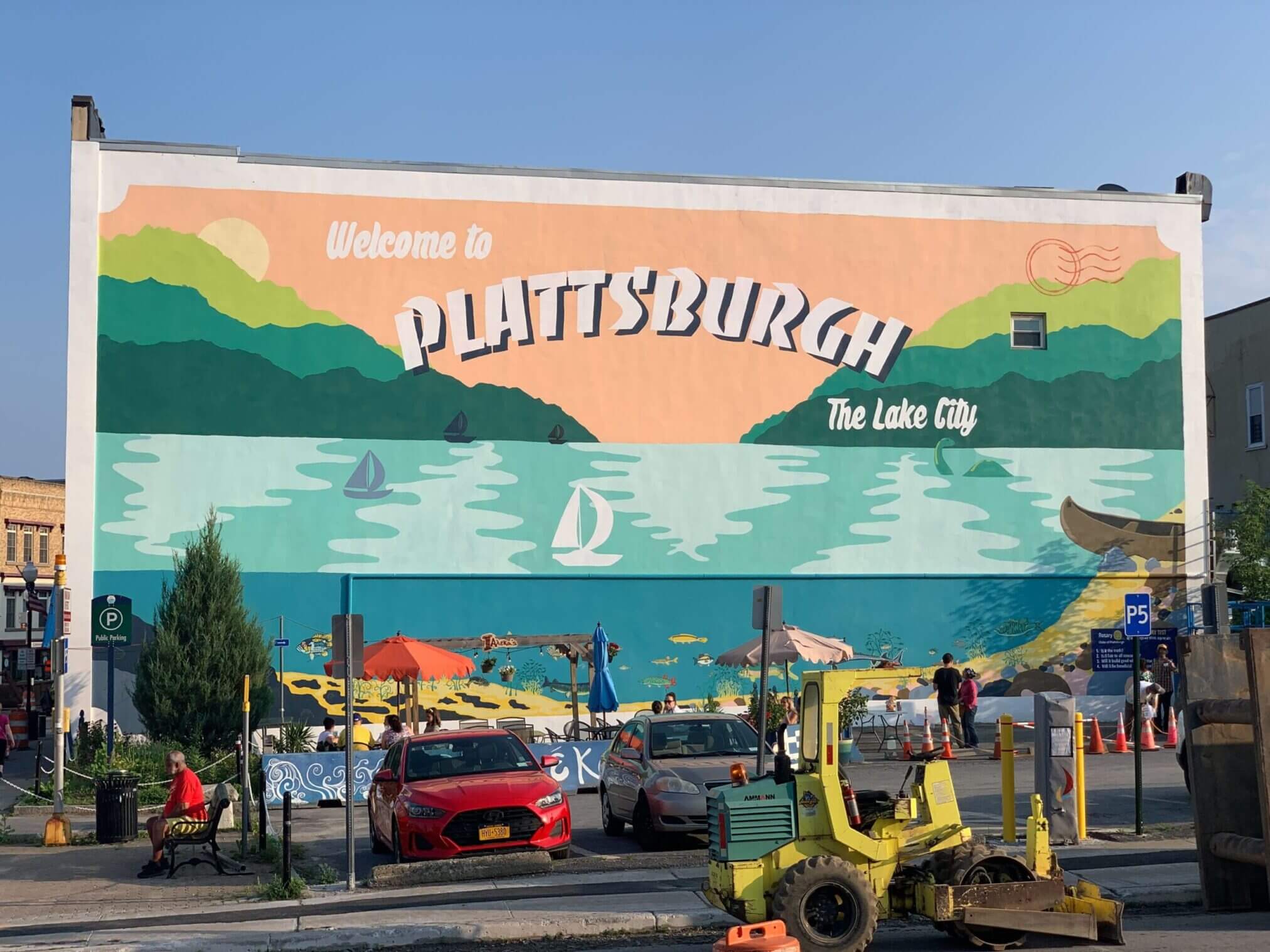 Mural Celebrates Picture Postcard Destination: Plattsburgh NY ...