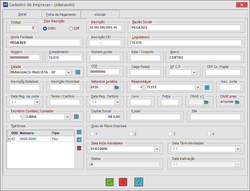 Cadastro de Empresa no Simples Nacional - Tron