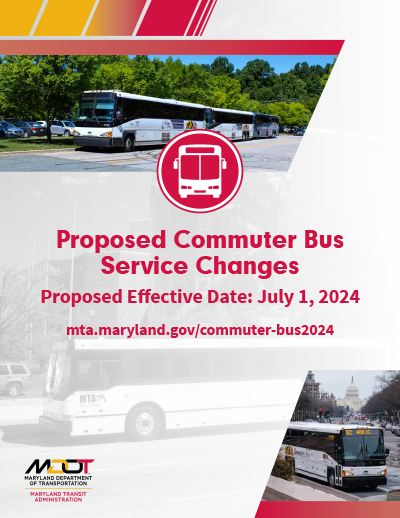Proposed Commuter Bus Service Changes | Maryland Transit Administration