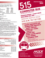 Info & Maps | 515 | FREDERICK - SHADY GROVE/ROCK SPRING | Maryland ...