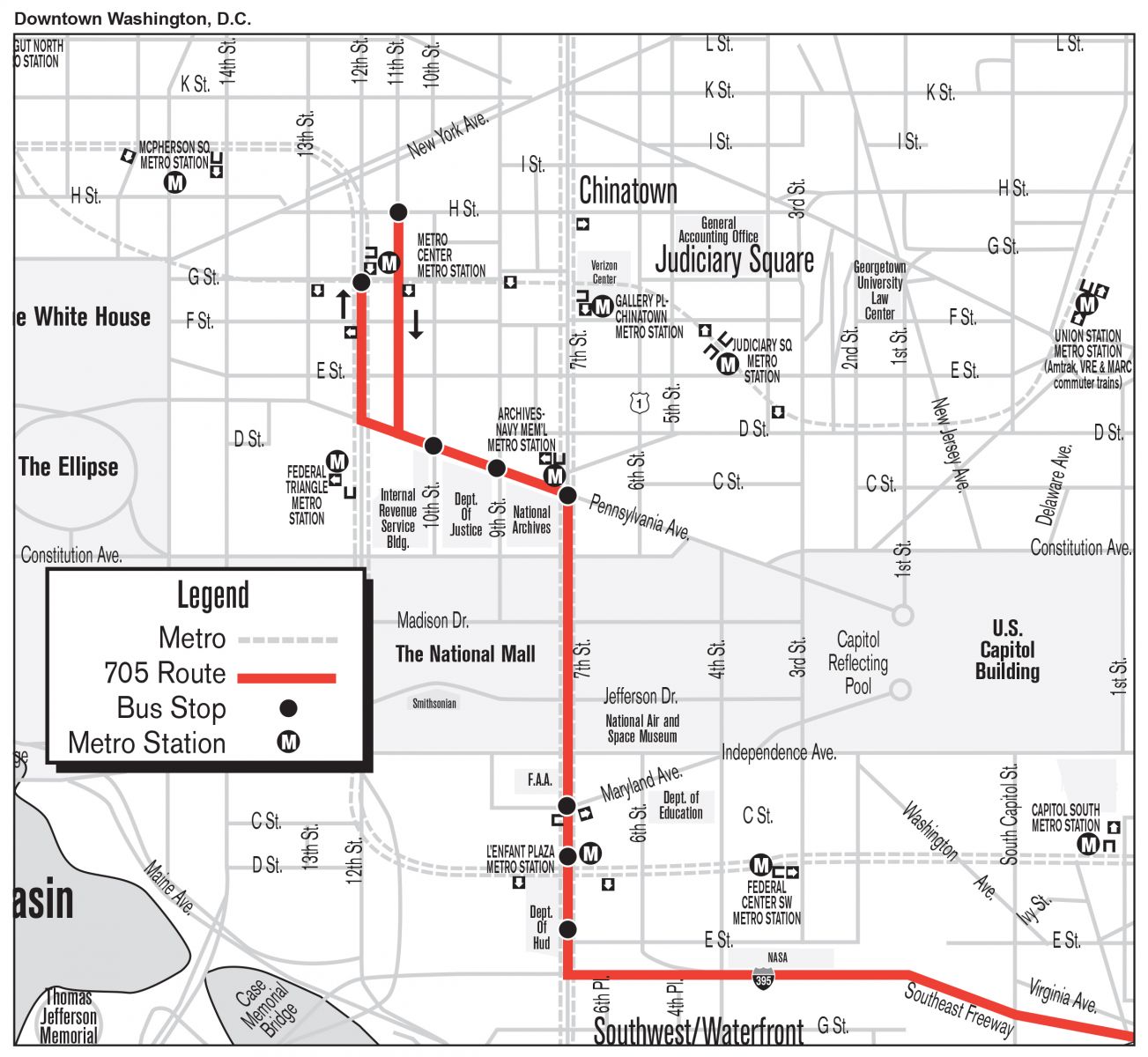 Info & Maps | 705 | CHARLOTTE HALL/WALDORF - DC | Maryland Transit ...
