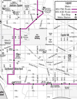 Info & Maps | 850 | PR FREDERICK/DUNKIRK - SUITLAND/DC | Maryland ...