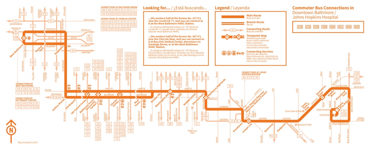Fall 2017 Service Adjustments | Maryland Transit Administration