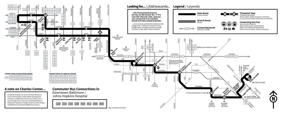 Winter 2018 Service Adjustments | Maryland Transit Administration