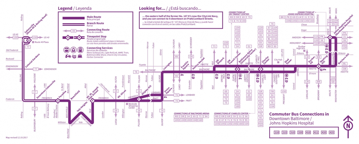 Winter 2018 Service Adjustments | Maryland Transit Administration