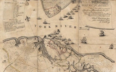 Yorktown Map Revolutionary War