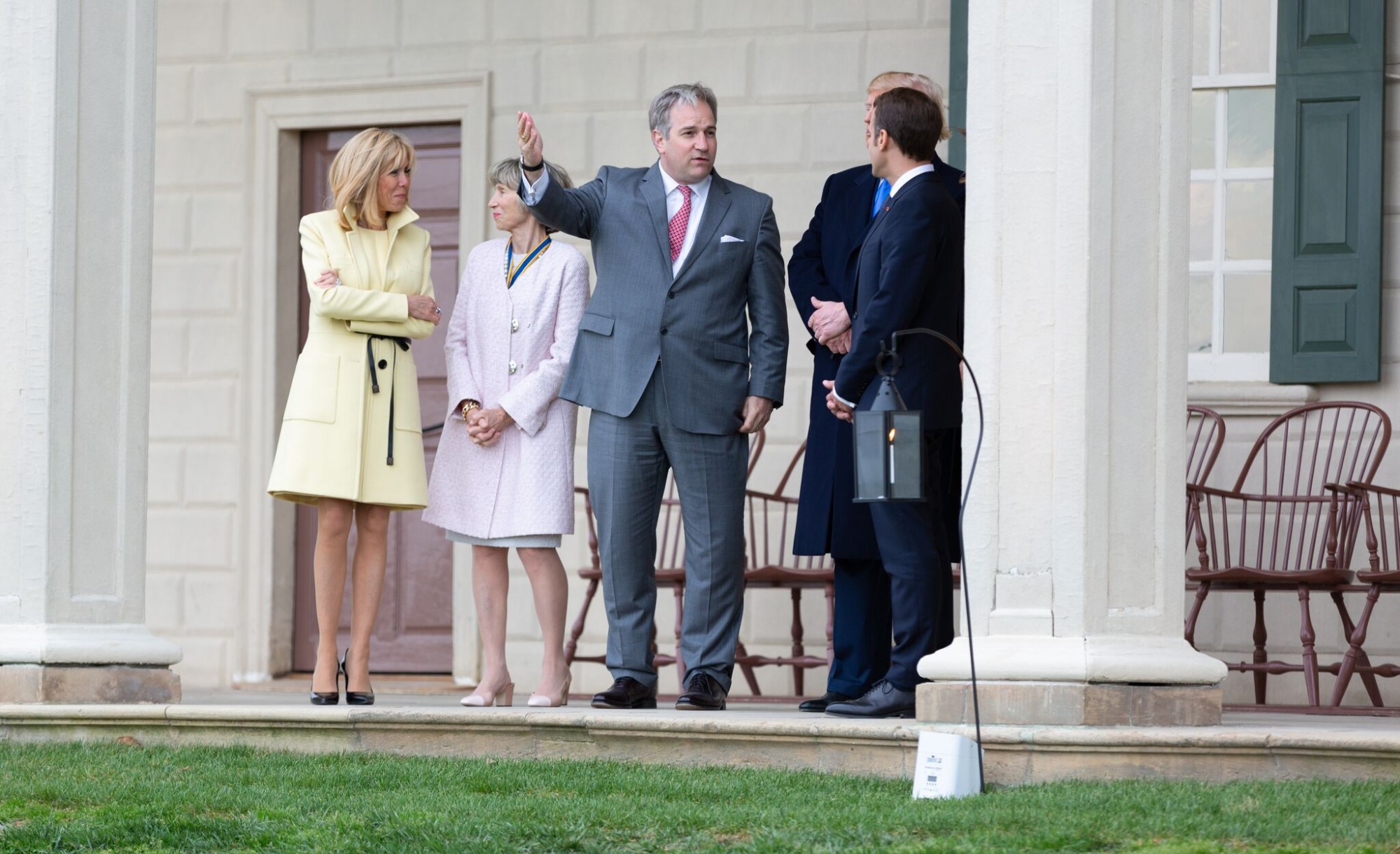 President Donald Trump · George Washington's Mount Vernon