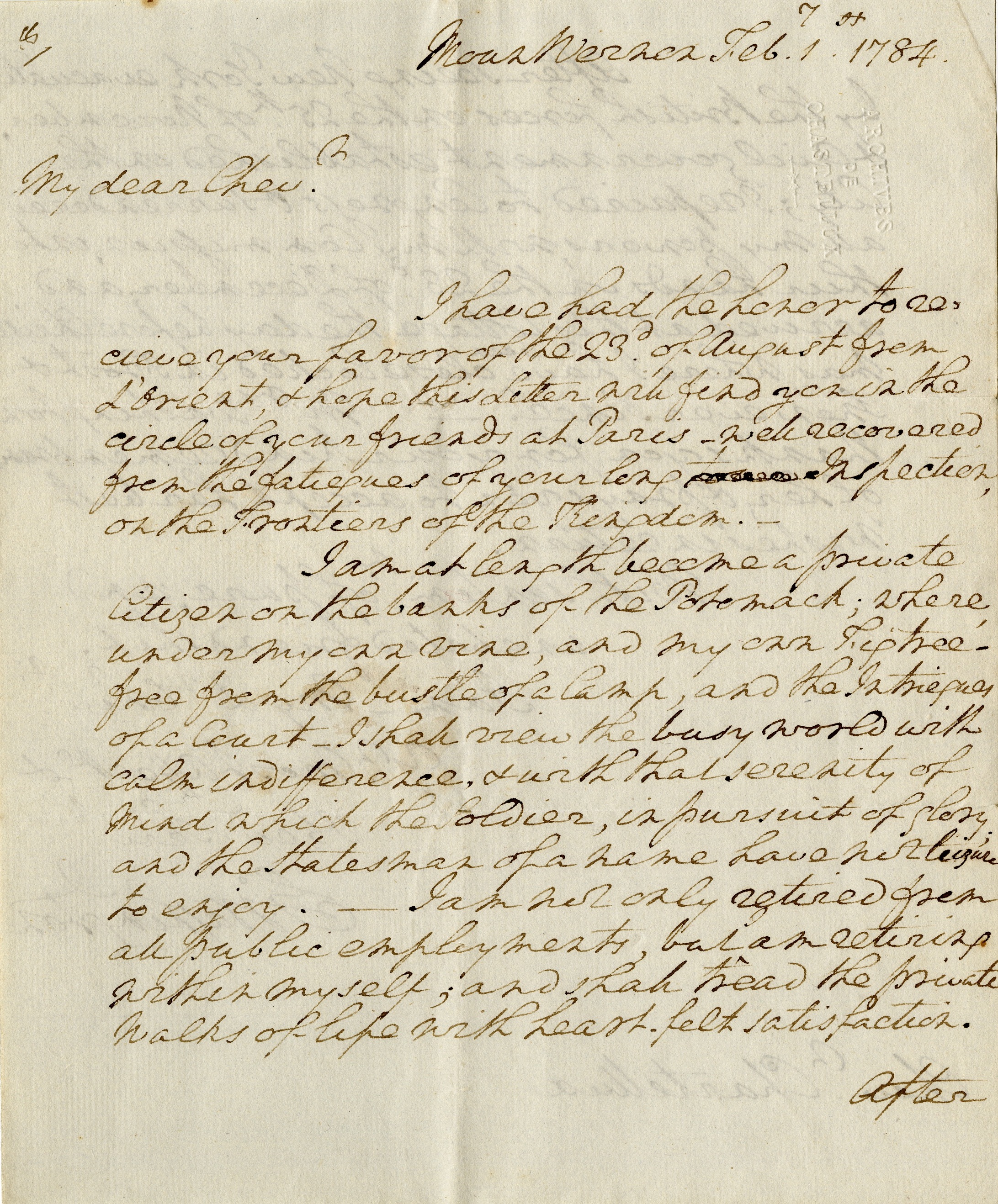 Writing In The 18th Century George Washington s Mount Vernon