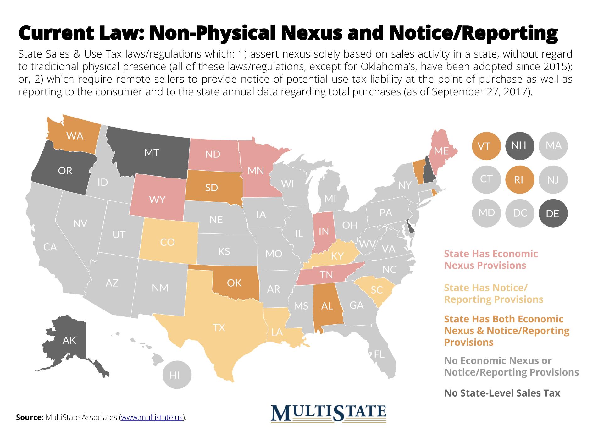 South Dakota v Wayfair: Three Maps | MultiState