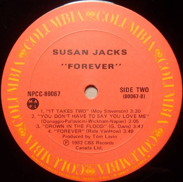 Susan Jacks - Forever (LP) For Sale