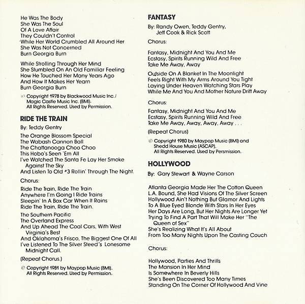 Alabama - FEELS SO RIGHT (CD) For Sale