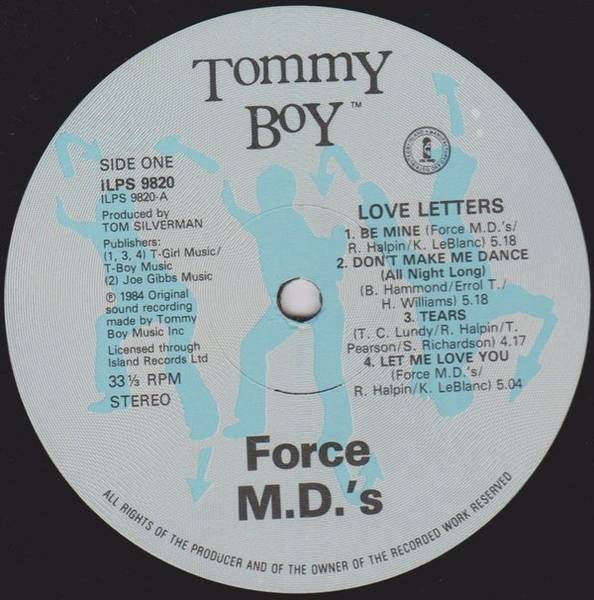 Force Md's - Love Letters (LP) For Sale