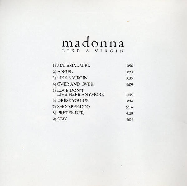 Madonna - Like A Virgin (CD) For Sale