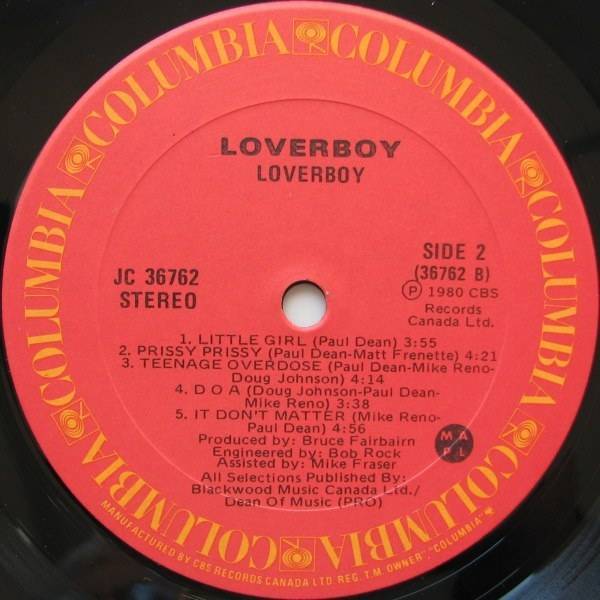 Loverboy - Loverboy (LP) For Sale