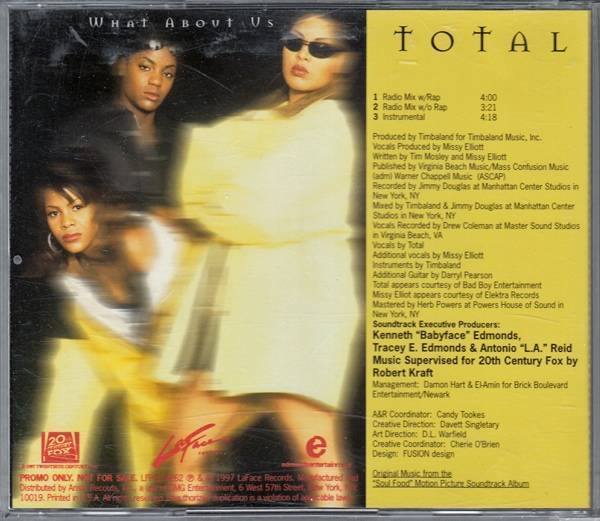 Total - What About Us (CD Single) For Sale