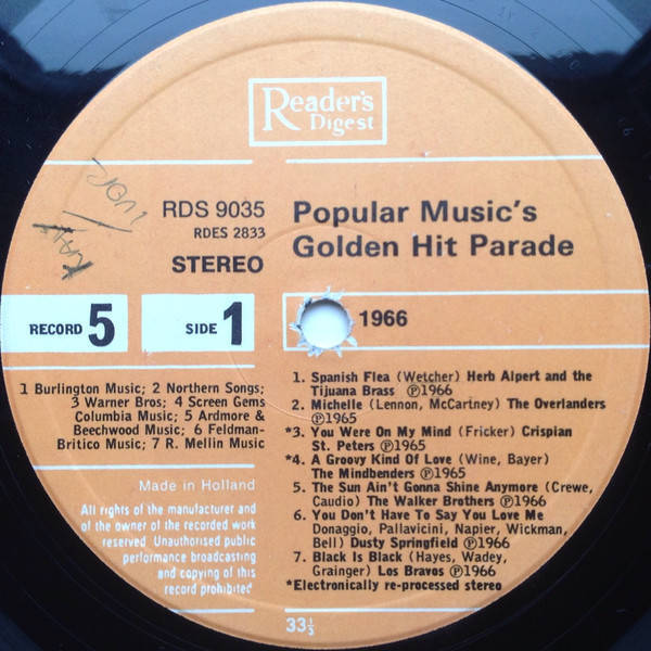 Various - Popular Music's Golden Hit Parade (8LP) For Sale
