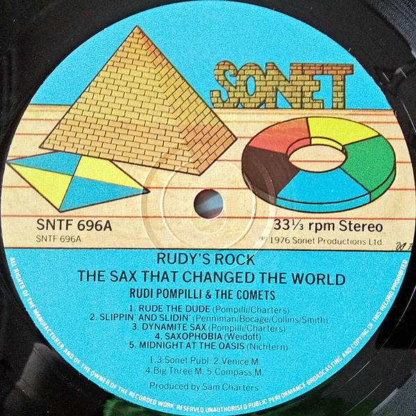 Rudy Pompilli & The Comets - The Sax That Changed The World (LP) For Sale