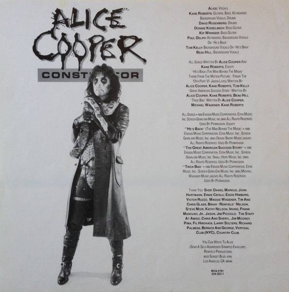 Alice Cooper - Constrictor (LP) For Sale