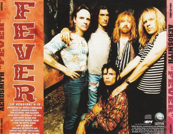 Aerosmith - FEVER - PROMO (CD) For Sale