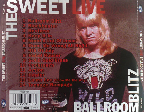 Sweet - Live Ballroom Blitz (CD) For Sale