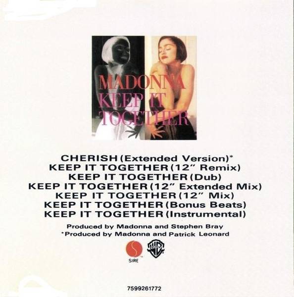 Madonna - Keep It Together (CD Single) For Sale
