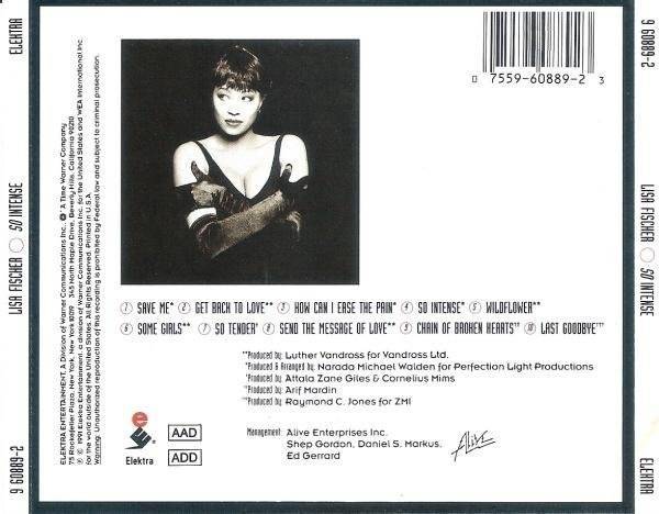 Lisa Fischer - SO INTENSE (CD) For Sale