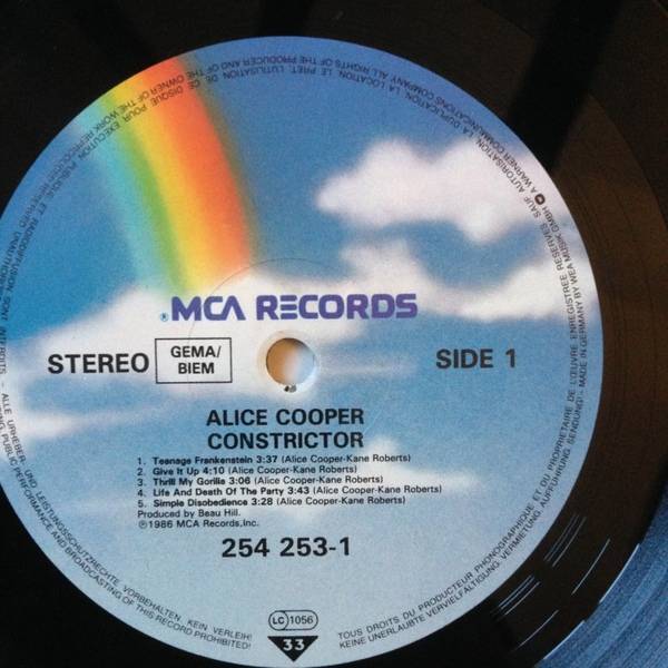 Alice Cooper - Constrictor (LP) For Sale