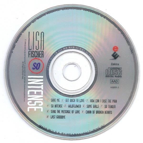 Lisa Fischer - SO INTENSE (CD) For Sale