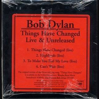 Bob Dylan - Things Have Changed Live And Unreleased (CD EP) For Sale