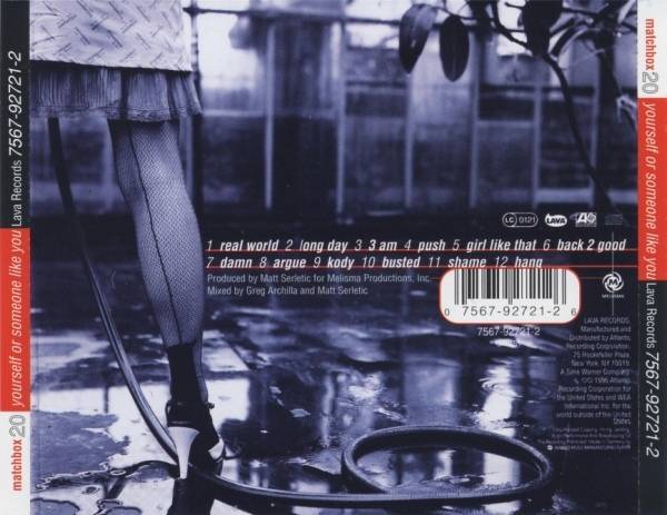 Matchbox 20 - YOURSELF OR SOMEONE LIKE YOU (CD) For Sale