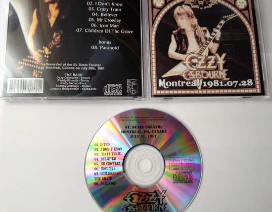 Montreal 1981 by Black Sabbath - Ozzy Osbourne, CD with galaxysounds ...