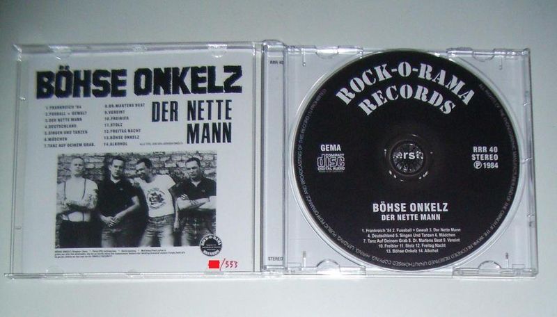 Böhse Onkelz - Der Nette Mann (CD) For Sale