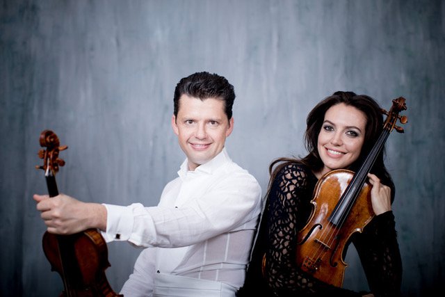 Julian Rachlin and Sarah McElravy from home | Music Traveler (DE)
