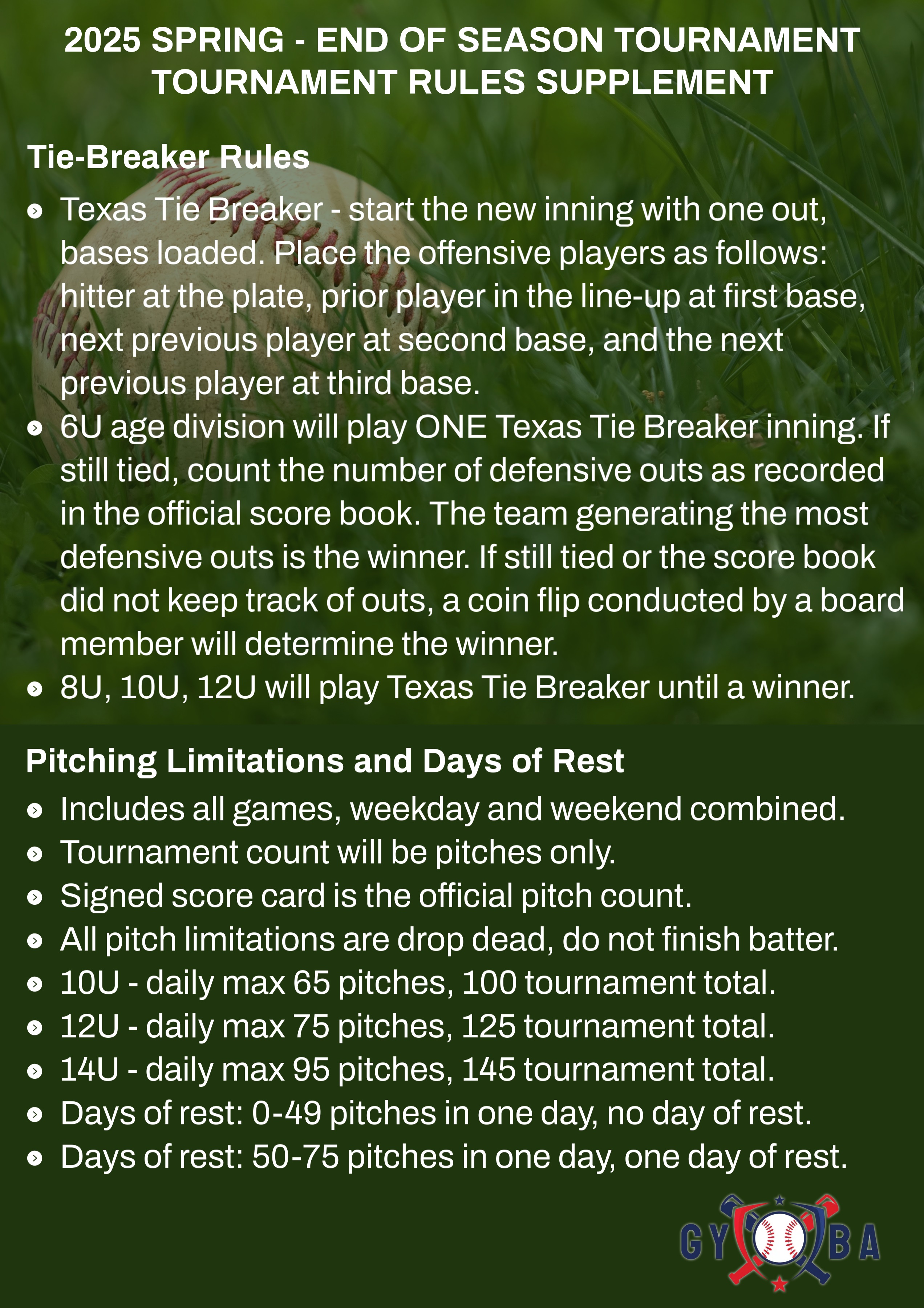 Georgetown Youth Baseball Association - (Georgetown, TX) - powered by ...