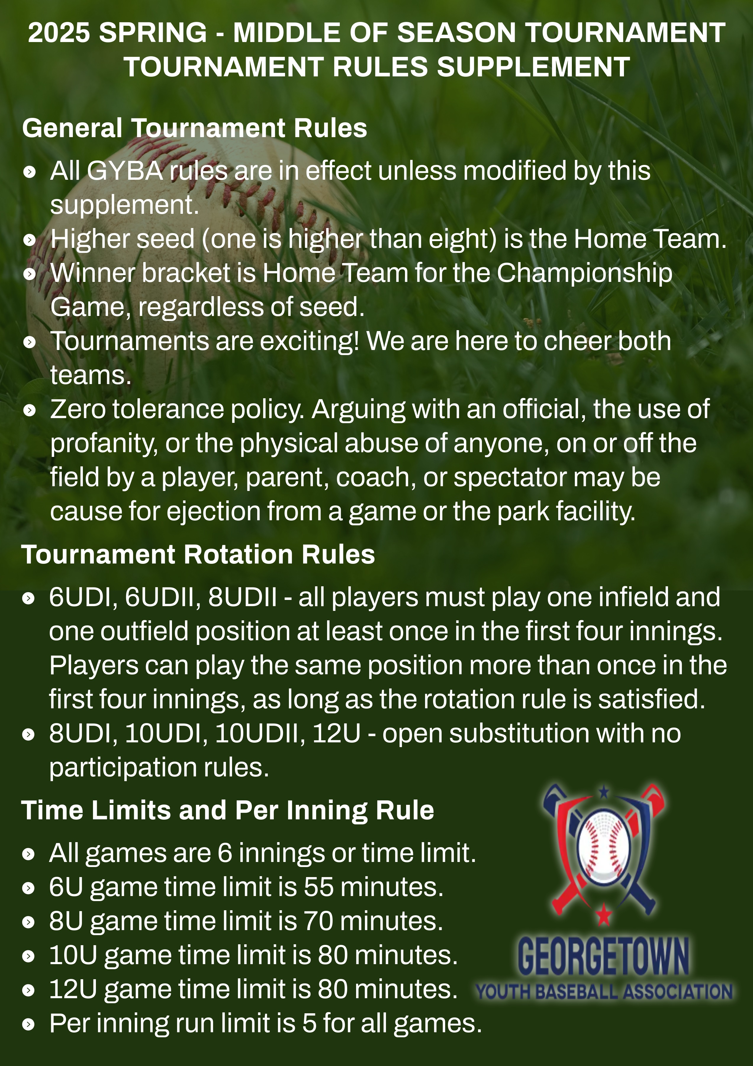 Georgetown Youth Baseball Association - (Georgetown, TX) - powered by ...