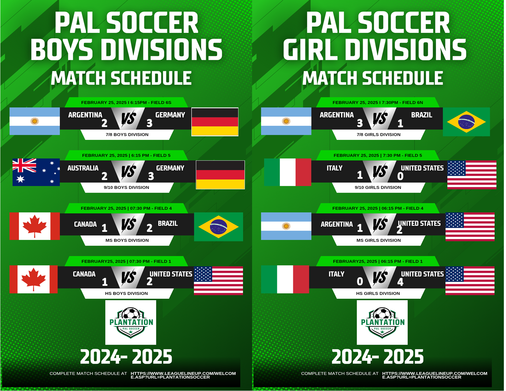 Plantation Athletic League Soccer - (Plantation, FL) - powered by ...