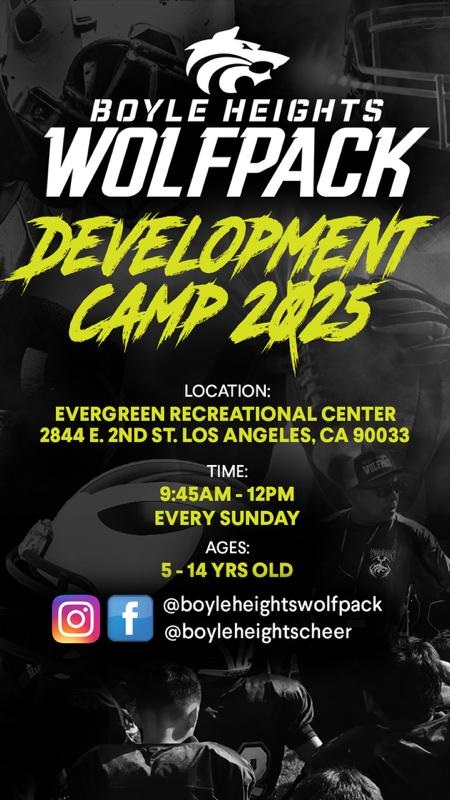 Boyle Heights Wolfpack Football & Cheer - (Los Angeles, CA) - powered ...