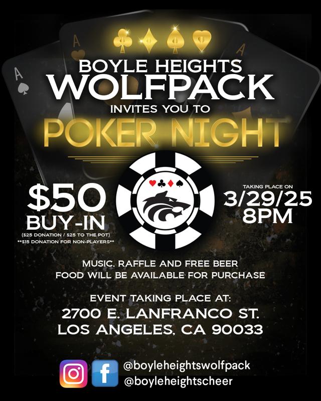 Boyle Heights Wolfpack Football & Cheer - (Los Angeles, CA) - powered ...
