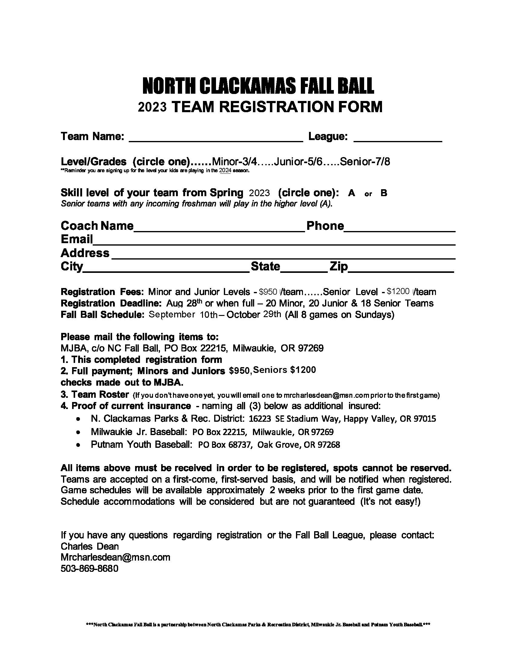 Milwaukie Junior Baseball Association - (Milwaukie, OR) - powered by ...