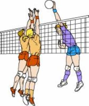 Volleyball Block Clipart
