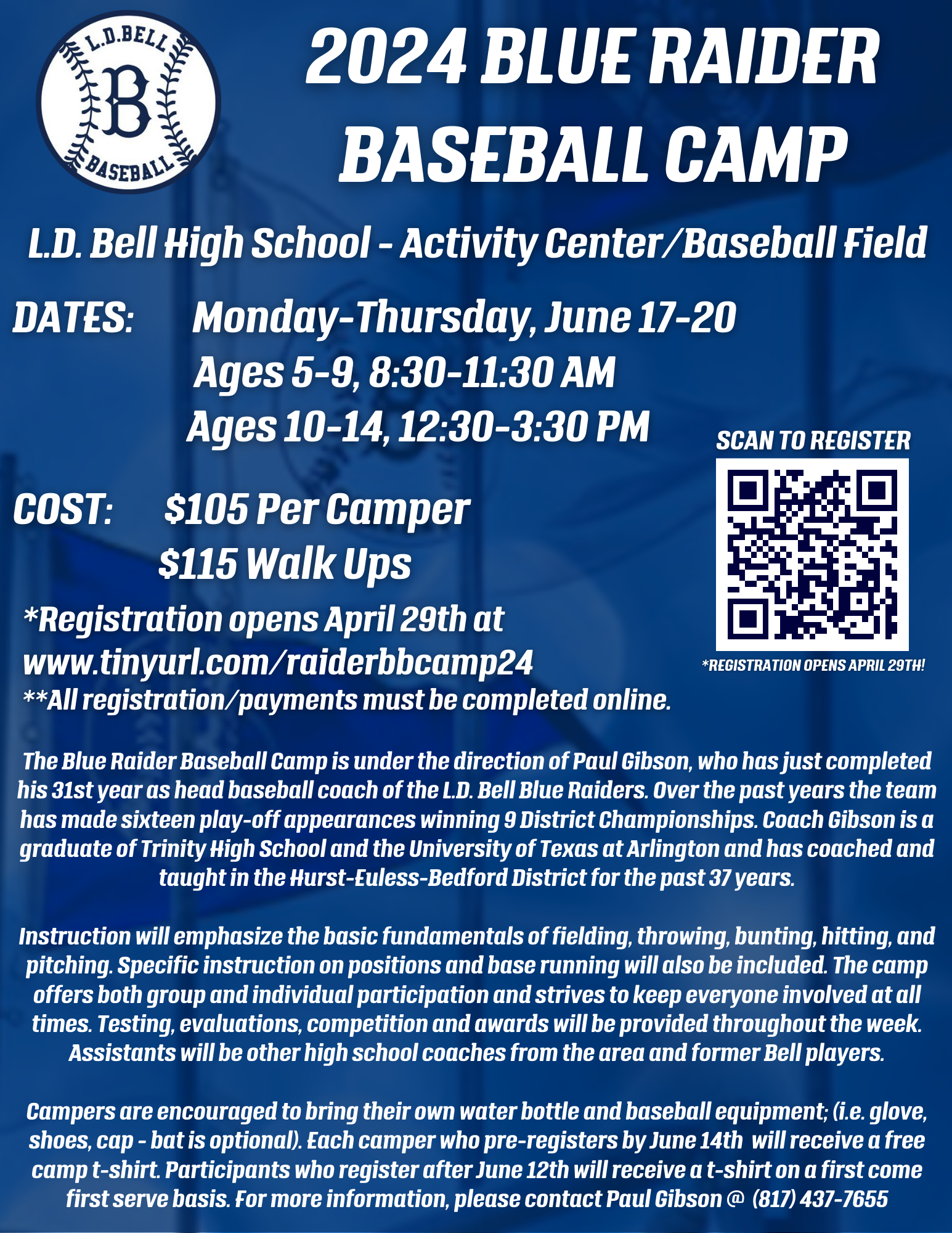 L.D. Bell Blue Raider Baseball - (Hurst, TX) - powered by LeagueLineup.com