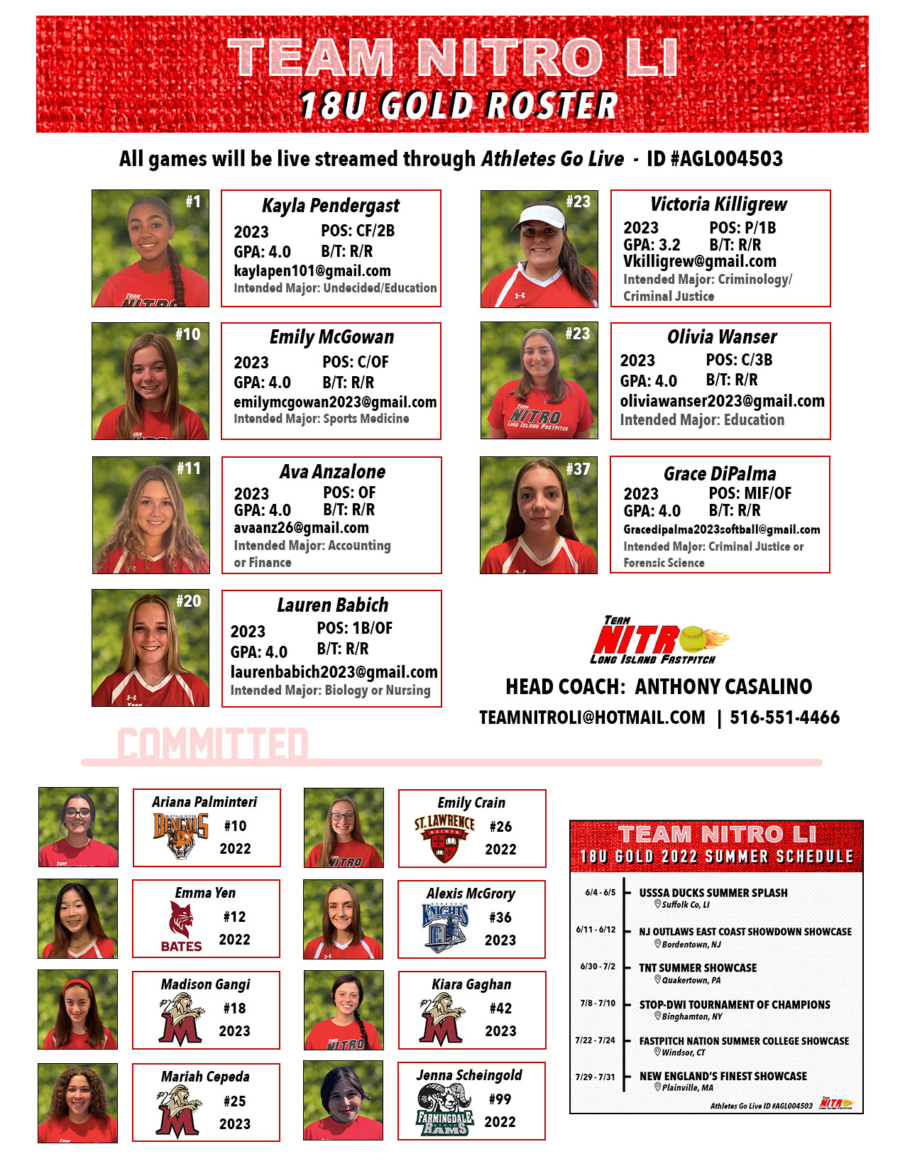 Team Nitro Long Island Fastpitch - (Dix Hills, NY) - powered by ...