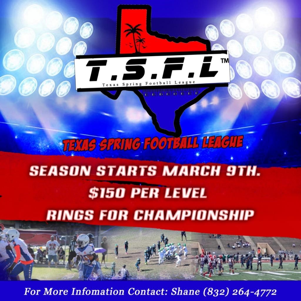 Texas Spring Football League - (Houston, TX) - powered by LeagueLineup.com