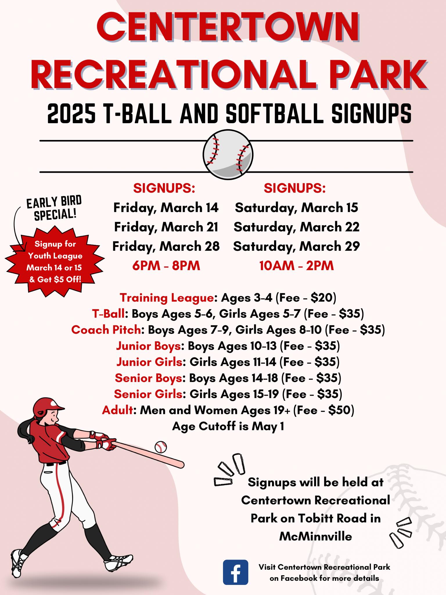 "For All Ages" - (McMinnville, TN) - powered by LeagueLineup.com