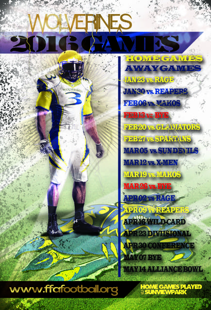 SOUTH FLORIDA WOLVERINES - (LAUDERHILL, FL) - powered by LeagueLineup.com