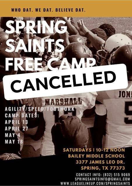 Spring Saints Youth Football And Cheerleading - (Spring, TX) - powered ...