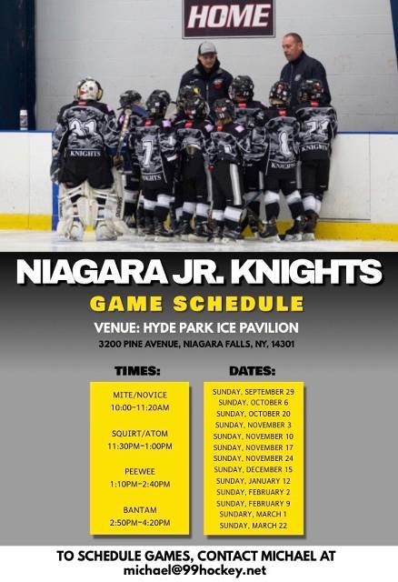 Niagara Jr. Knights - (Niagara Falls, ON) - powered by LeagueLineup.com