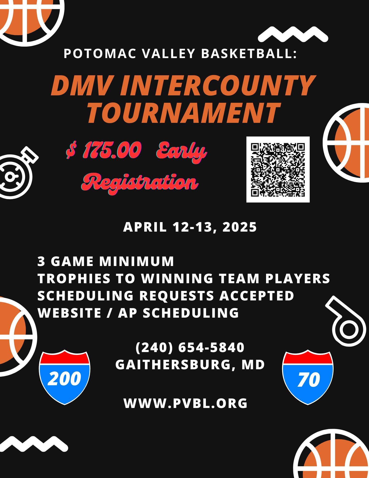 Potomac Valley Basketball - (Germantown, MD) - powered by LeagueLineup.com